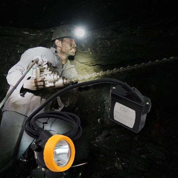 15000lux super bright led rechargeable coal miner torch KL5LM mining ...