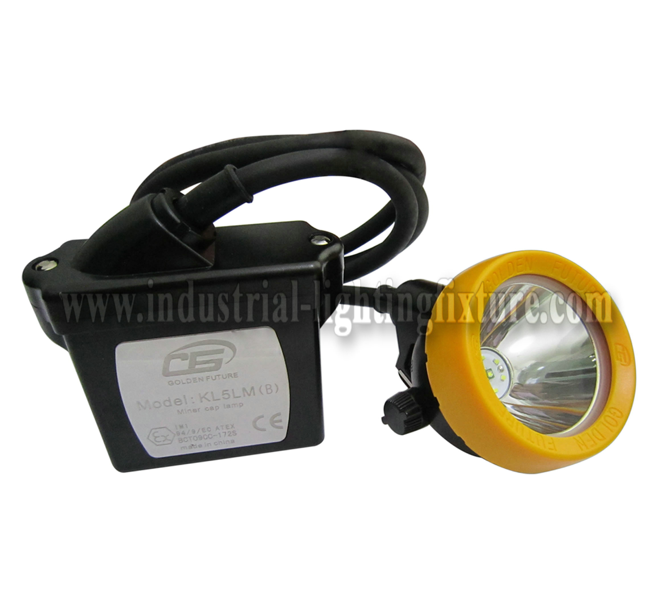 KL5LM 10000 Lux 3.7V LED Mining Cap Lamp Mineral Industry , 6.5Ah Li ...