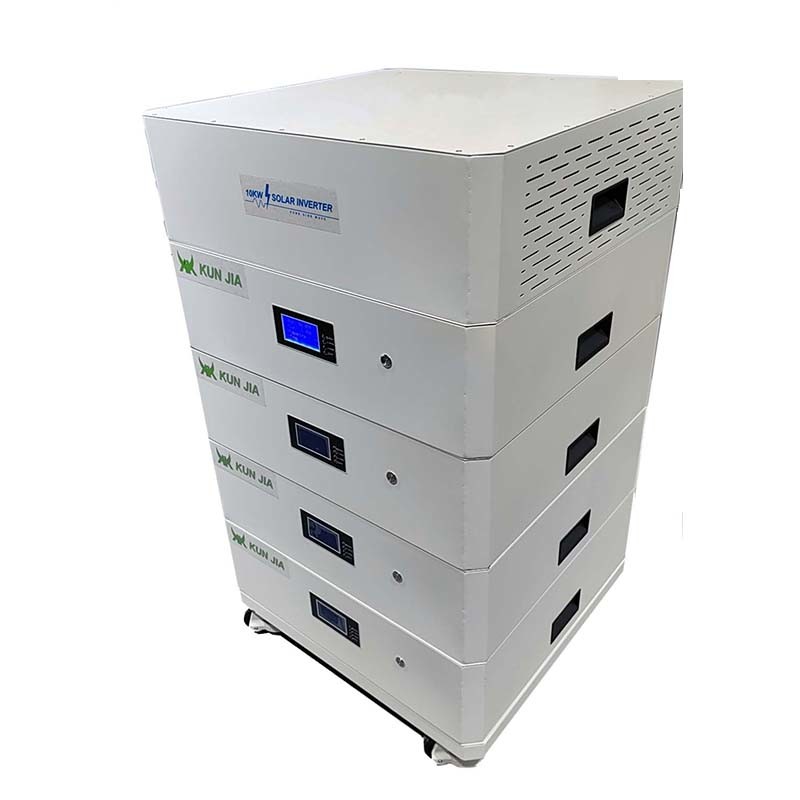Hybrid Inverter Modular Stackable LiFePO4 10kw Stackable Home Solar ...