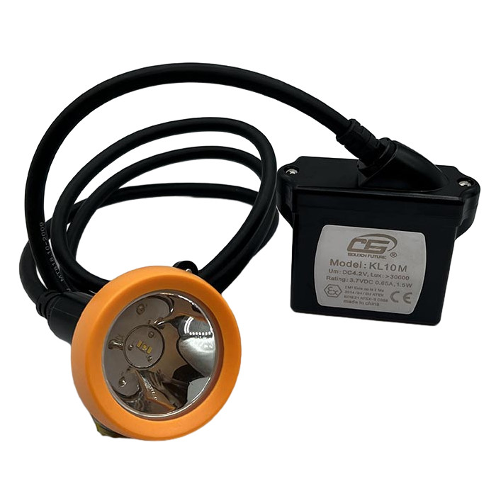Golden Future KL10M Rechargeable Miner Lamp 25000Lux Low Power ...